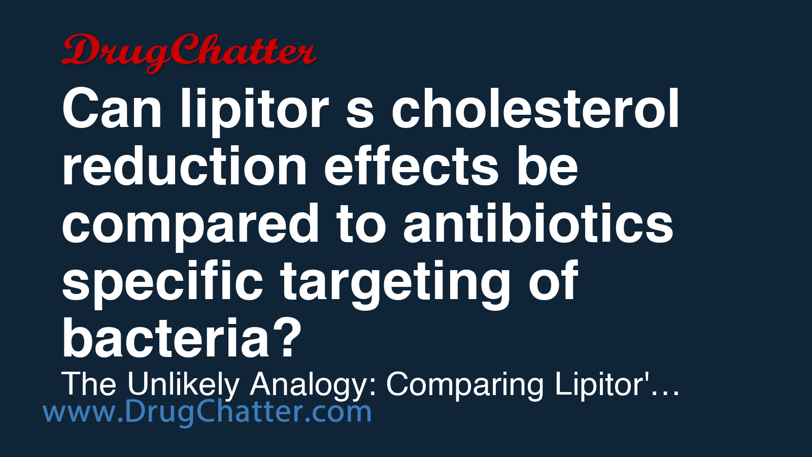 LIPITOR: Can lipitor s cholesterol reduction effects be compared to ...